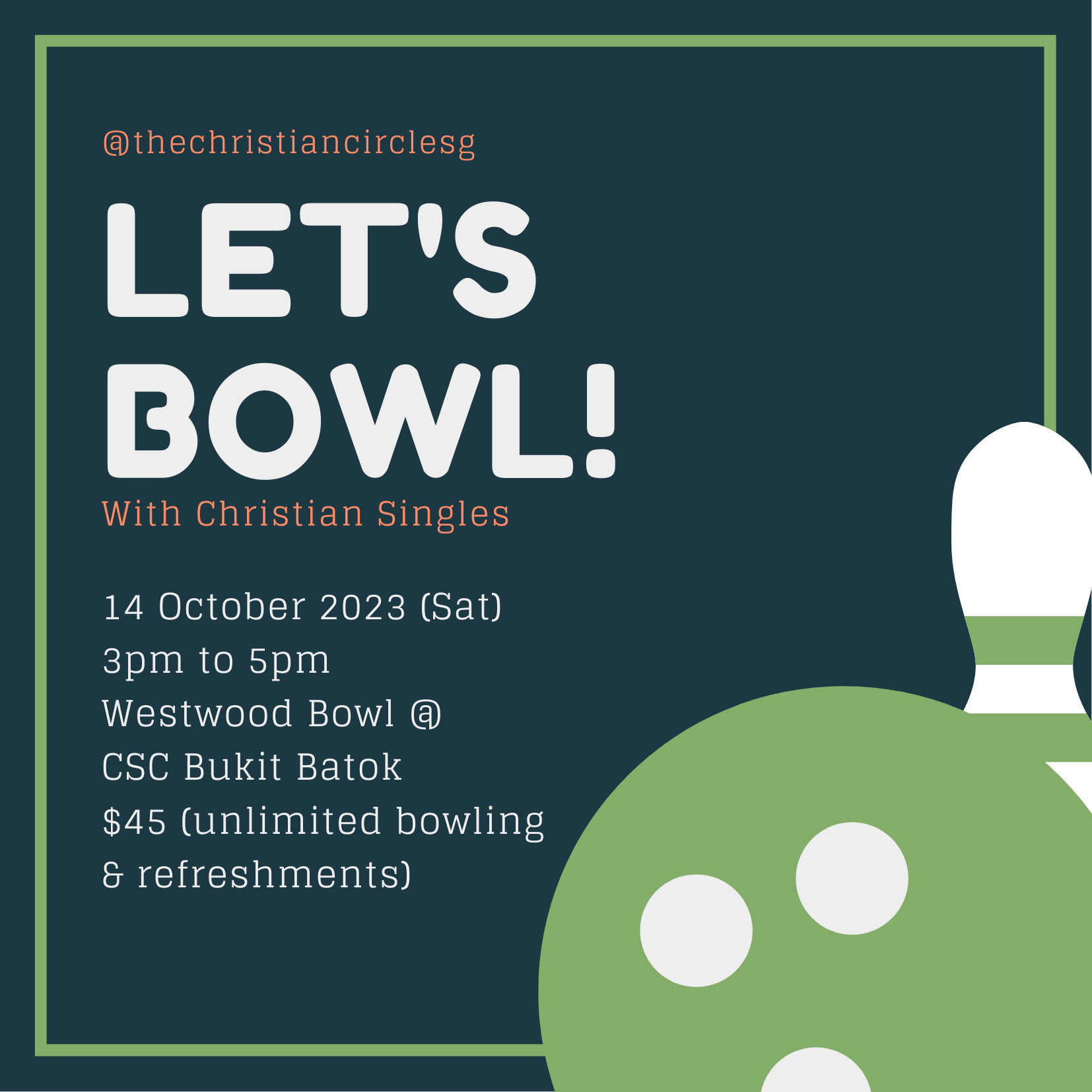 [Past Event] Let's Bowl with Christian Singles – The Christian Circle